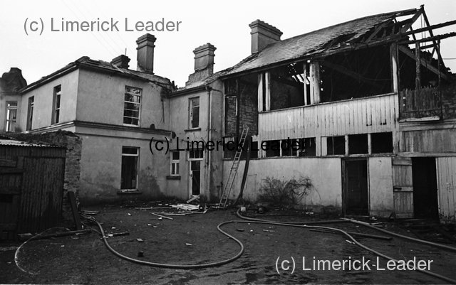 2nd burning of Rosbrien House 2-16-1970 | From Limerick With Love