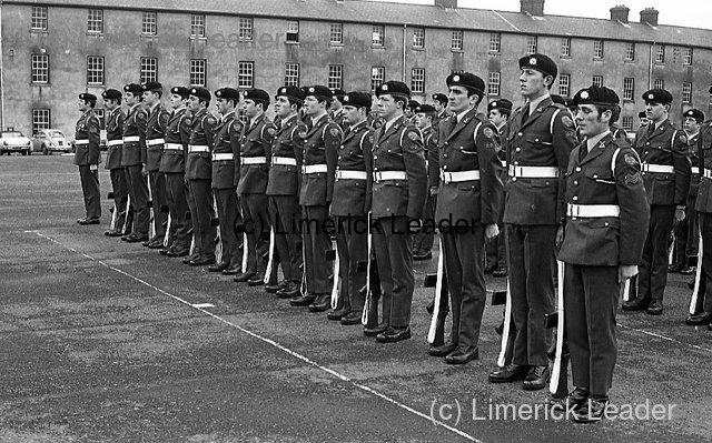 Army passing out parade at Sarsfield Barracks January 1976 | From ...