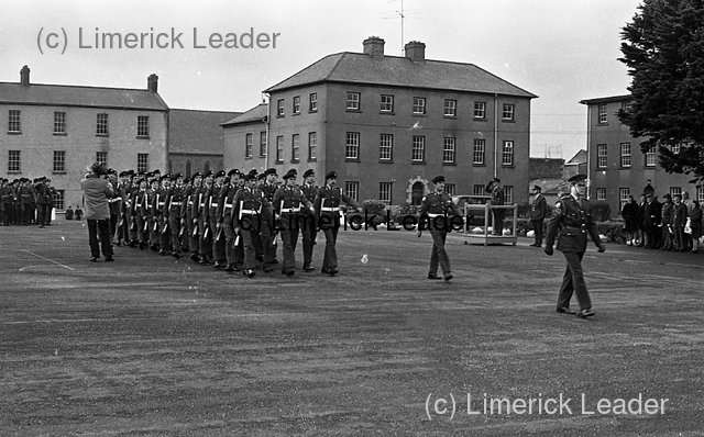 Army passing out parade at Sarsfield Barracks January 1976 | From ...