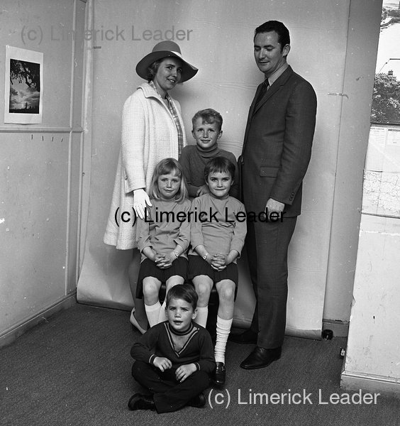 Mr & Mrs Tom Foley & children in office 5-1970 | From Limerick With Love