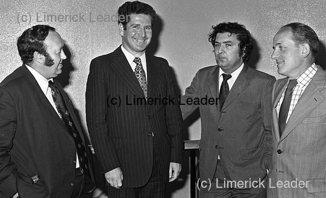 SDLP members with the Mayor at Cruise's meeting Paddy Devlin and John ...