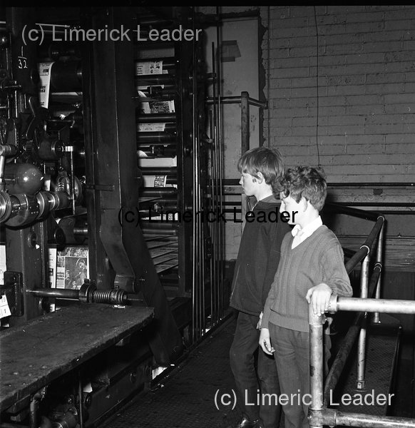 Two boys in the Limerick Leader Works for Bernard Carey 1971 | From ...