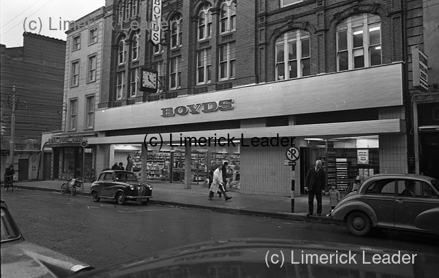 William Street Boyds & Limerick Sports Store 1970 | From Limerick With Love